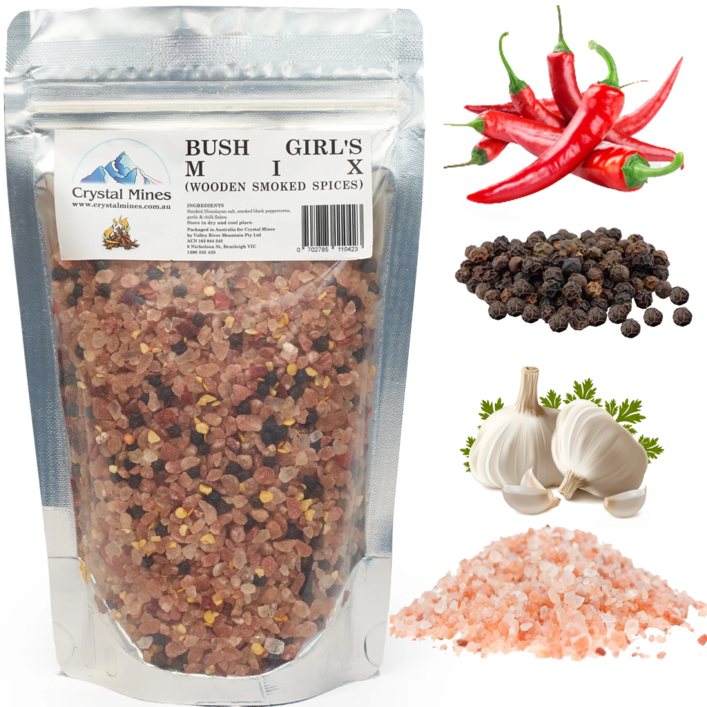 Crystalmines Bush Girl (Smoked Garlic, Chilli Flakes, Black Pepper and ...